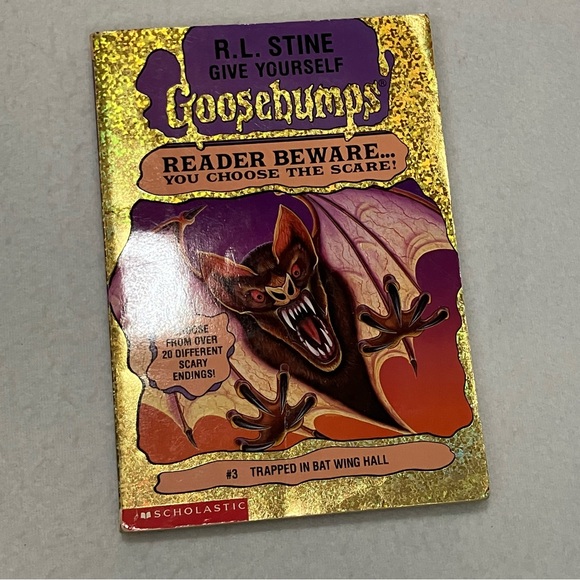 Scholastic | Accents | R L Stine Book Give Yourself Goosebumps Trapped ...